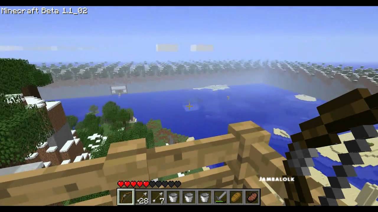 BETA! Minecraft Survival Multiplayer - Wooden outpost - YouTube