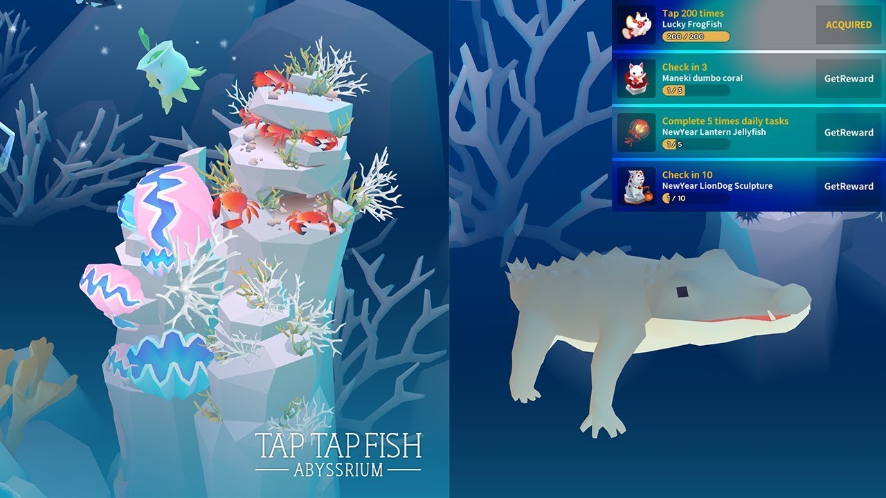 ABYSSRIUM - TAP TAP FISH | NEW YEAR GIFTS 2018, CRAB FARM, NEW FISHES ...