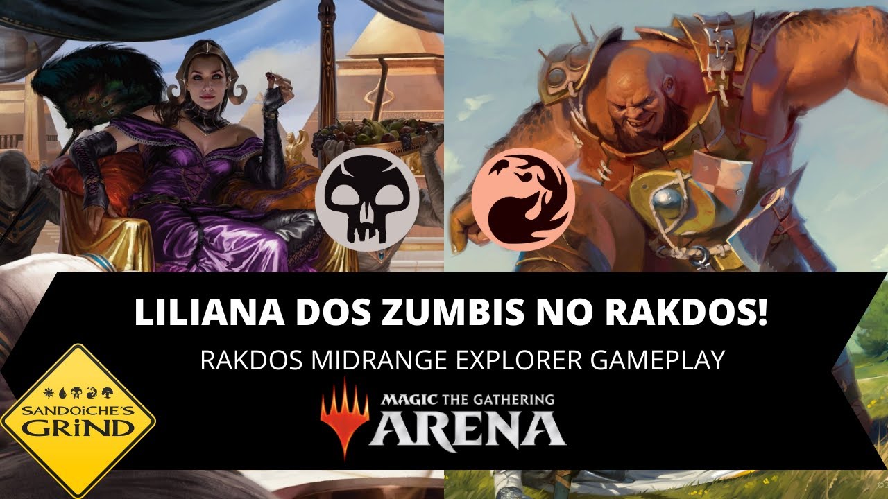 Liliana Dos Zumbis No Rakdos Mid Rakdos Midrange Explorer Gameplay Magic Arena Youtube