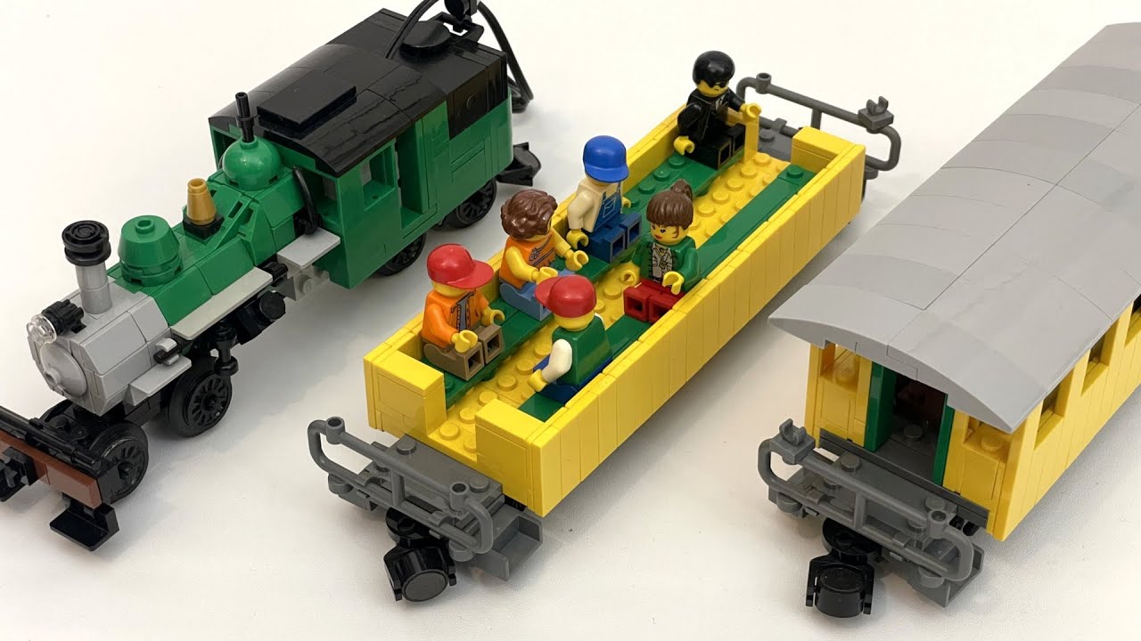 LEGO 1:48 Heisler Tuolumne + Roaring Camp and Big Trees Cars (Narrow ...