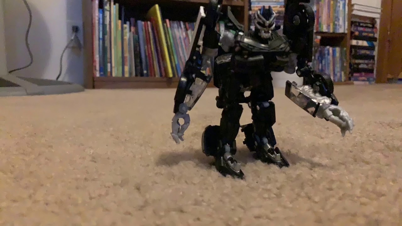 Transformers stop motion: Barricade transformation. - YouTube