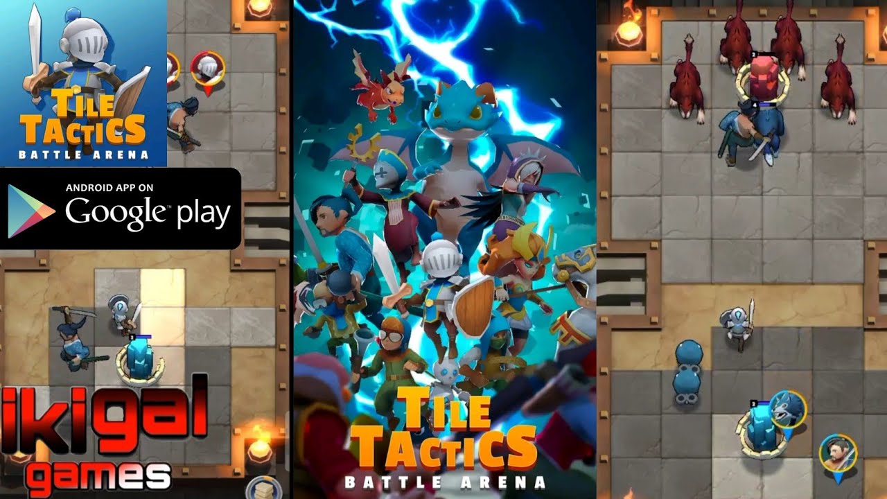 tile tactics : battle Arena game strategi gameplay android dan ios - YouTube