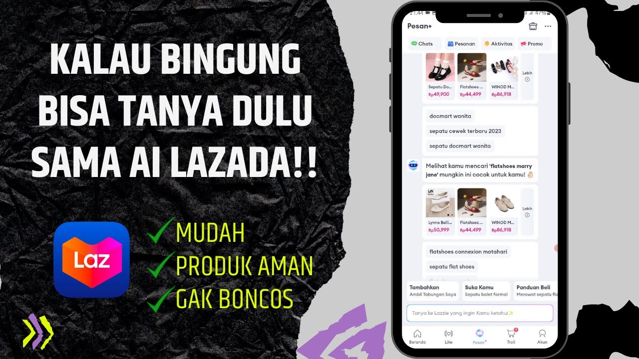 Cara Pakai AI Chatbot Di Lazada - YouTube