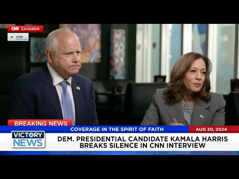 Victory News: Kamala & Walz' CNN Interview Confounds Media - YouTube