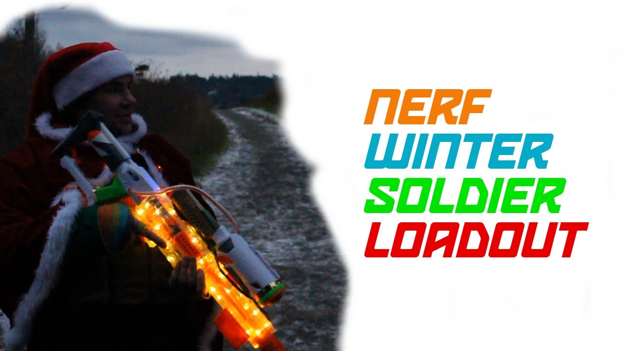 NERF Winter Soldier Loadout - The Festive Fighter | Walcom S7 - YouTube