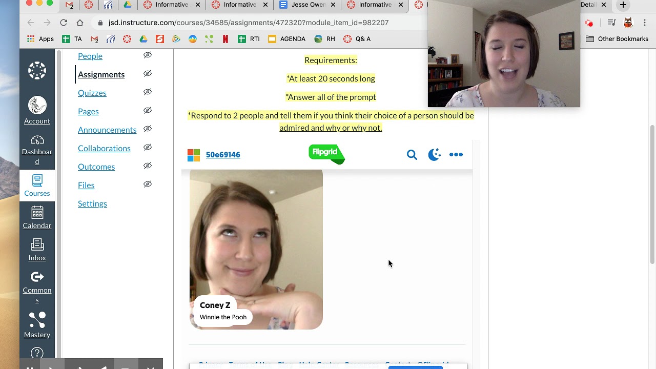 Posting a flipgrid response take 1... - YouTube