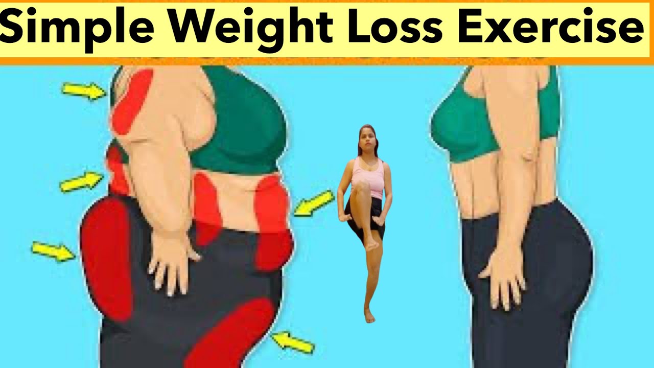 How to Simple Weight loss Exercise Challenge for 1 Month | Daily ...