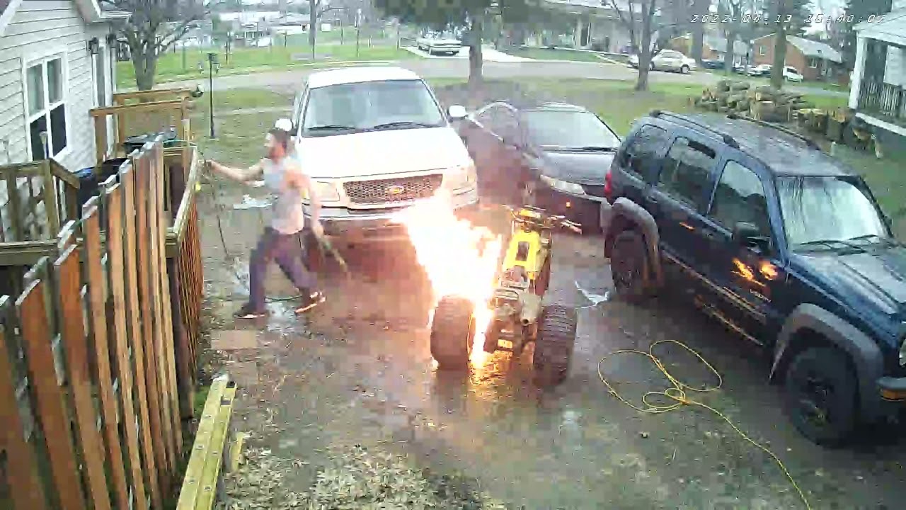 ATC fire caught on security camera 🔥🚒 - YouTube