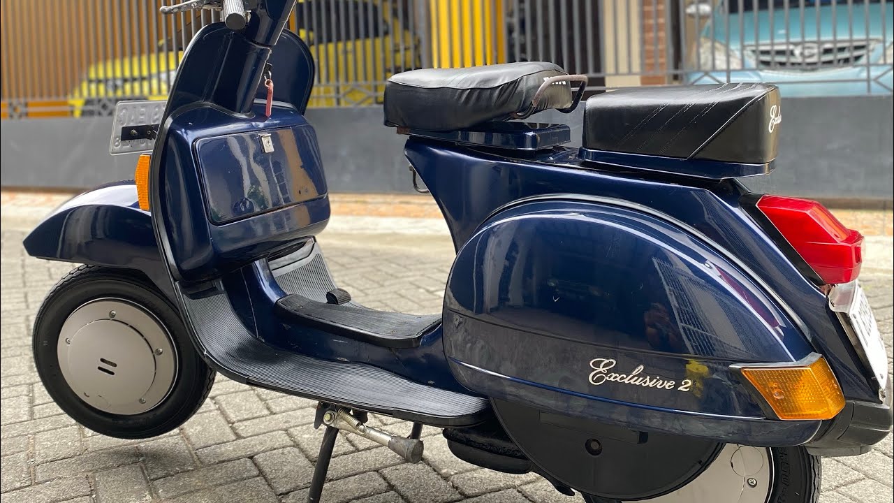 Harga Vespa P150X Exclusive 2004 Original - YouTube