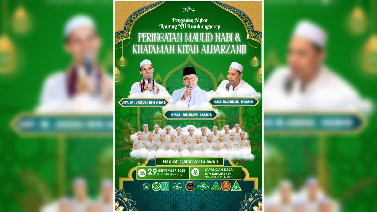 🔴[LIVE] UST ZAZULI BIN ABBAS AL BANJARI KHATAMAN KITAB AL BARZANJI ...