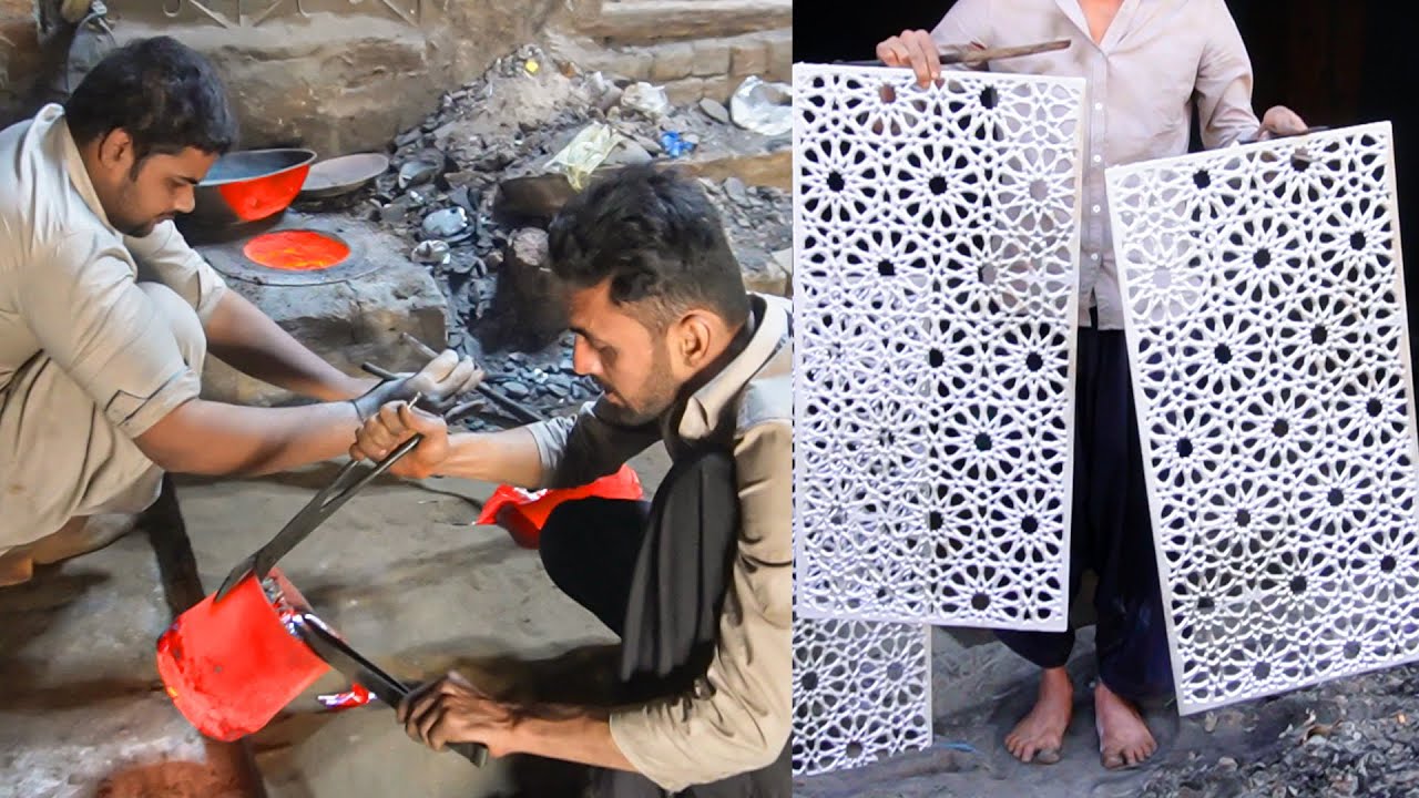 Transforming Raw Silver into Art Watch the Lattice Panel Creation ...