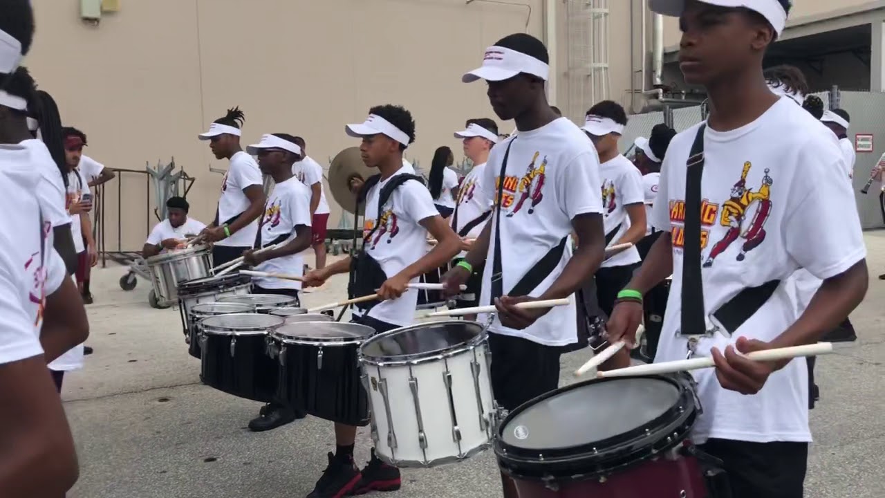 BCU high school band camp percussion 2018 - YouTube
