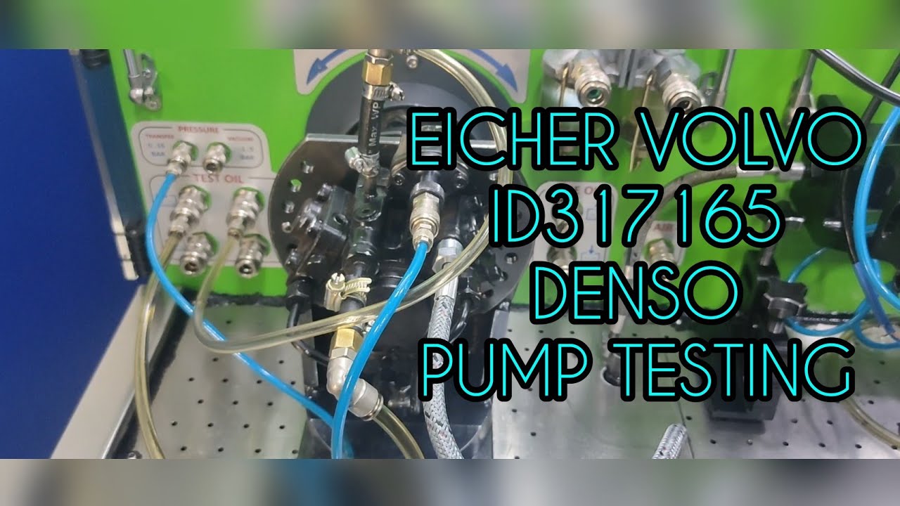 Eicher volvo Pump Testing | Denso Pump Test | Denso Hp4 pump Testing ...