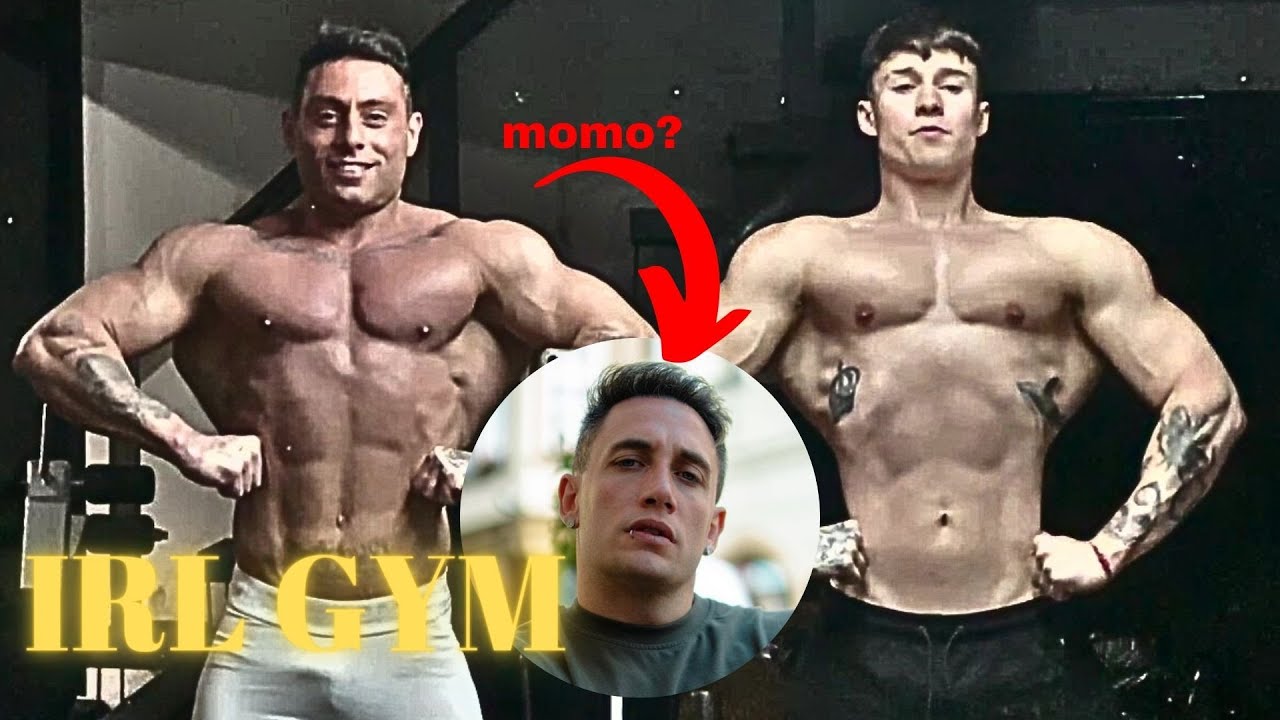 IRL GYM MOMO con la DIETA de VIRUZZ | Entrenamiento SALVAJE de ESPALDA ...