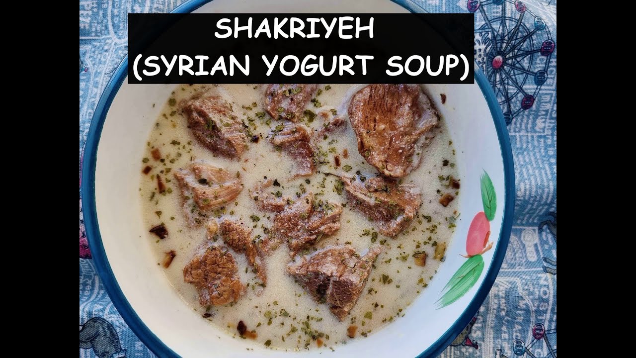 Shakriyeh (Syria Yogurt Soup) | Middle Eastern Soup Recipe - YouTube