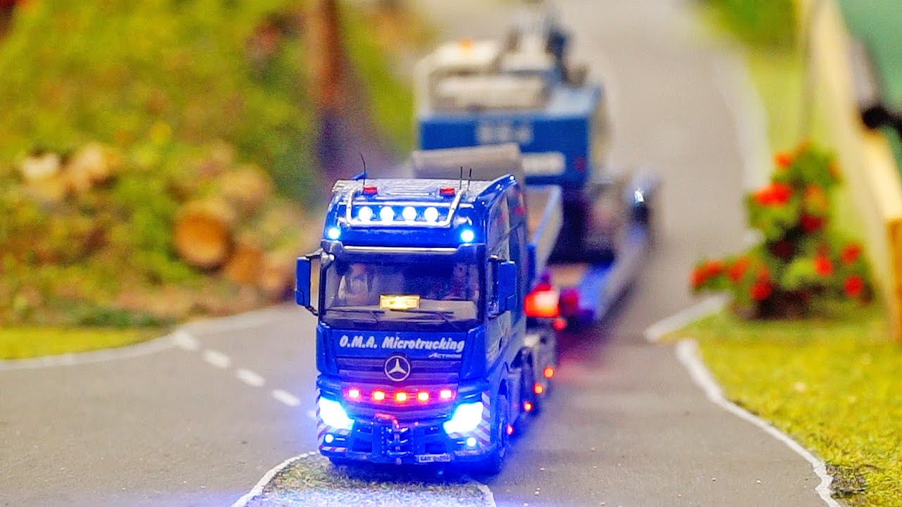 BEST OF 1/87 RC MICRO MODELS! CARS, TRUCKS & EXCAVATORS IN MICRO SCALE ...