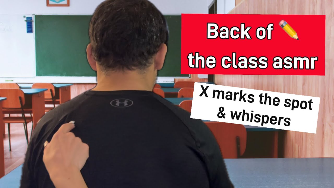 ASMR | Back Scratching, Tracing and Games in Class ️ Relaxing Role Play ...