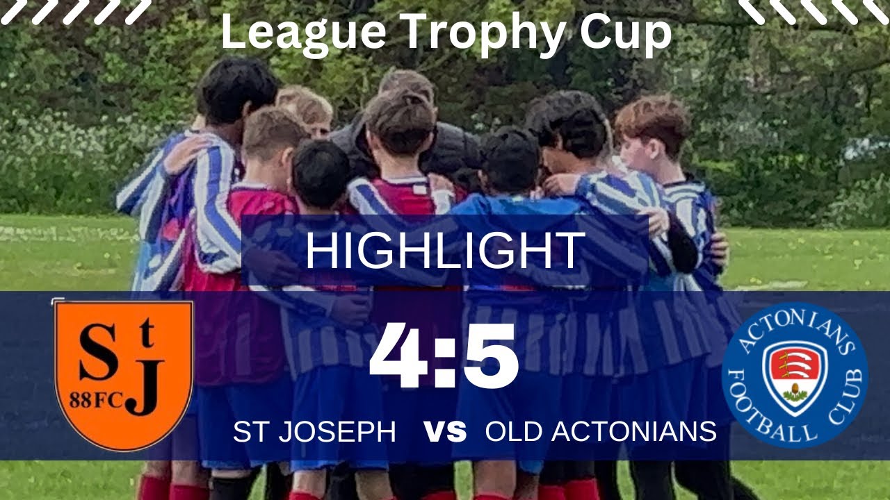 St Joseph FC (U12) Vs Old Actonians FC (U12) - YouTube