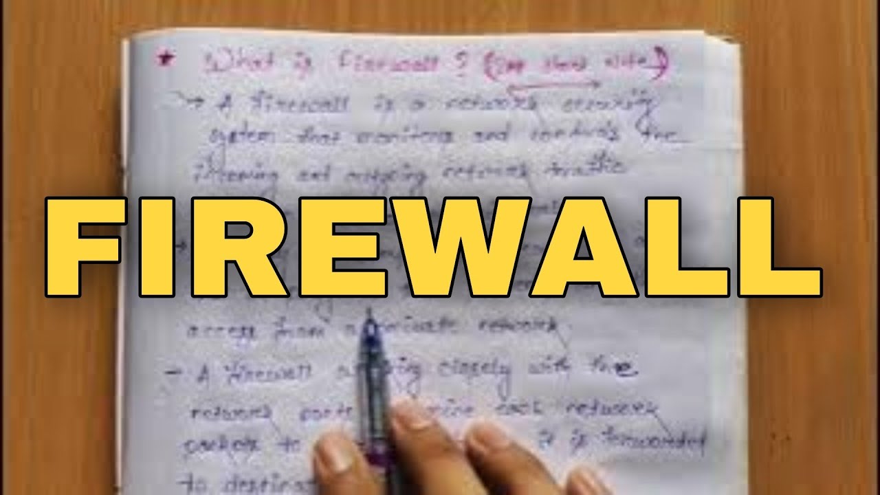 What Is Firewall - Computer Science Short Notes Class 12 || DoWithMe # ...