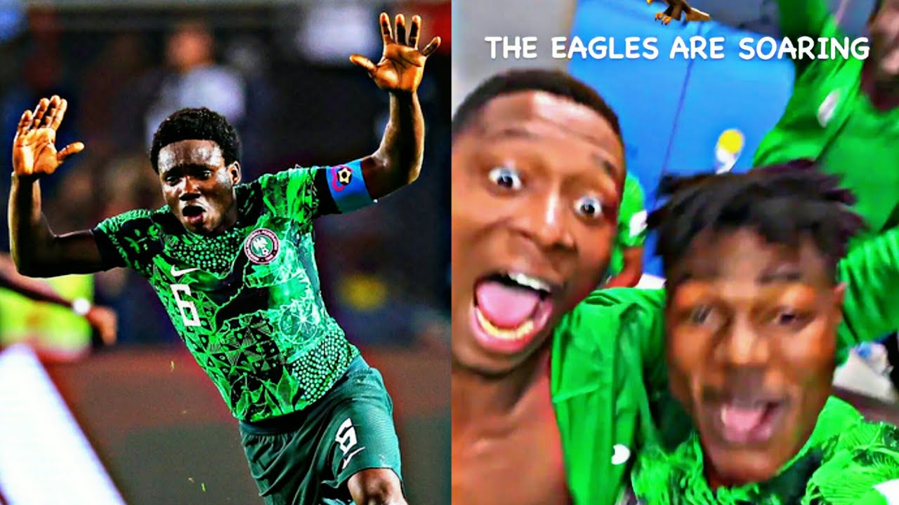 Nigeria U-20 players Celebrating after defeating Argentina in the U-20 ...