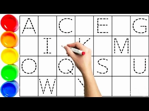 How To Write English Alphabet - A To Z (Teaching Writing Alphabet ...