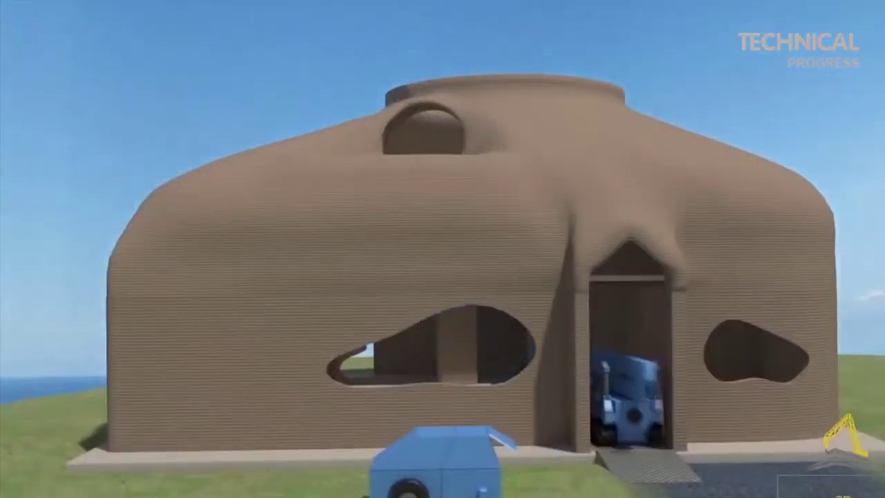 Modern Technologies of Fast House Construction - YouTube