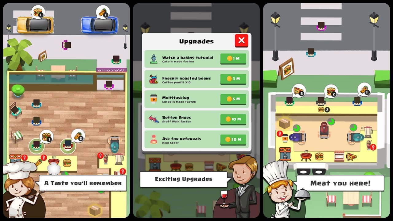 Eat adventure: Restaurant Game — Mobile Game | Gameplay Android - YouTube