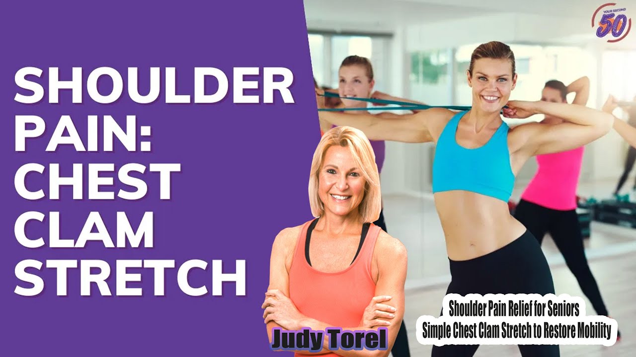 Shoulder Pain: Chest Clam Stretch - YouTube