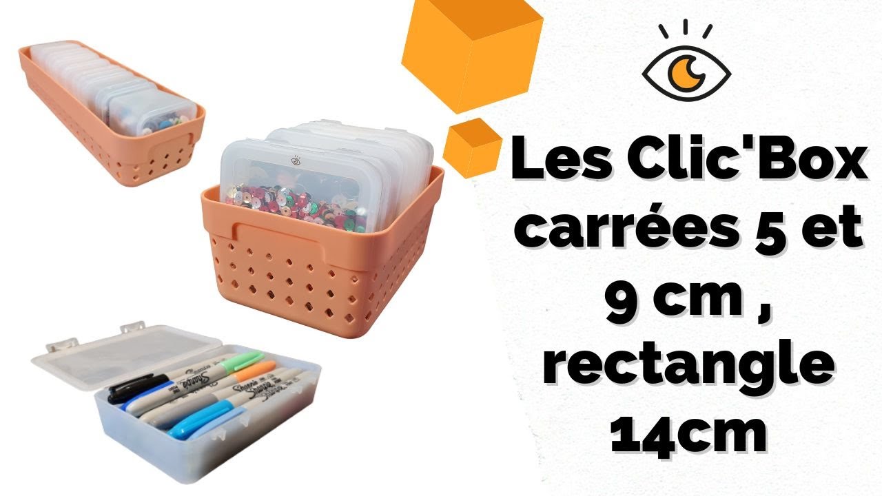 Nouvelles Clic'Box carrées et rectangles - YouTube