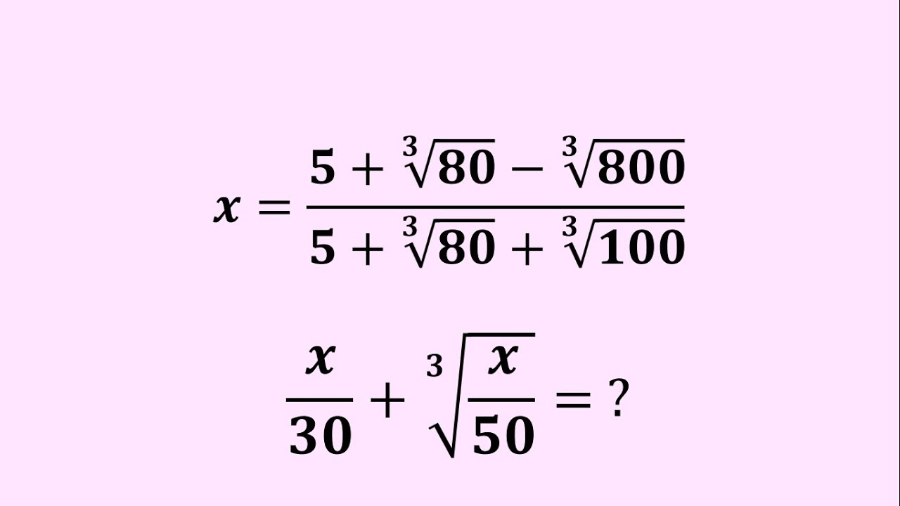 A Nice Radical Math Challenge- 95% Failed to Solve - YouTube