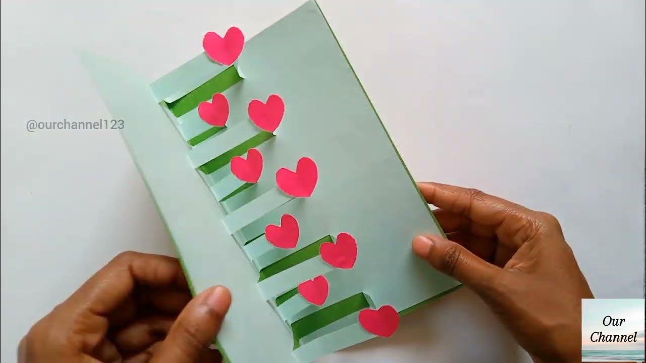 Handmade Greeting Card | Valentine's day | Heart | DIY | Easy Greeting ...