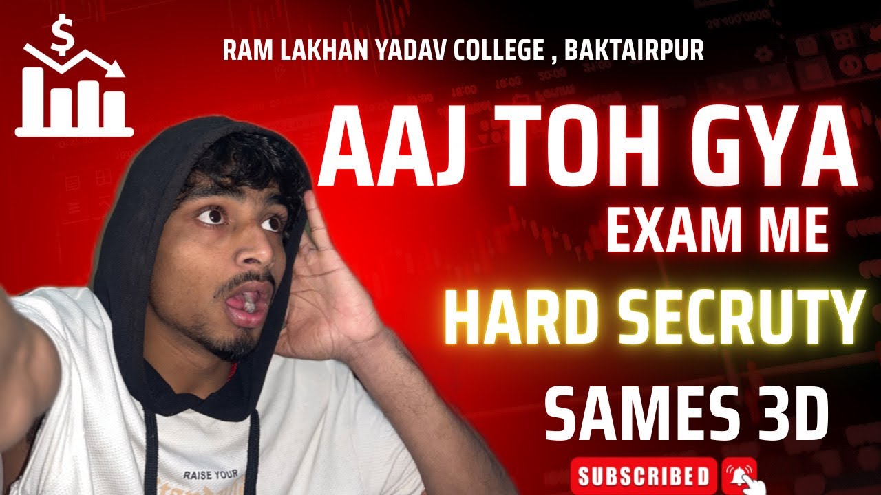 Itni Security Toh Airport Pe Bhi Nahi Hoti 😅 || Exam Hall Ya Jail? Hard ...