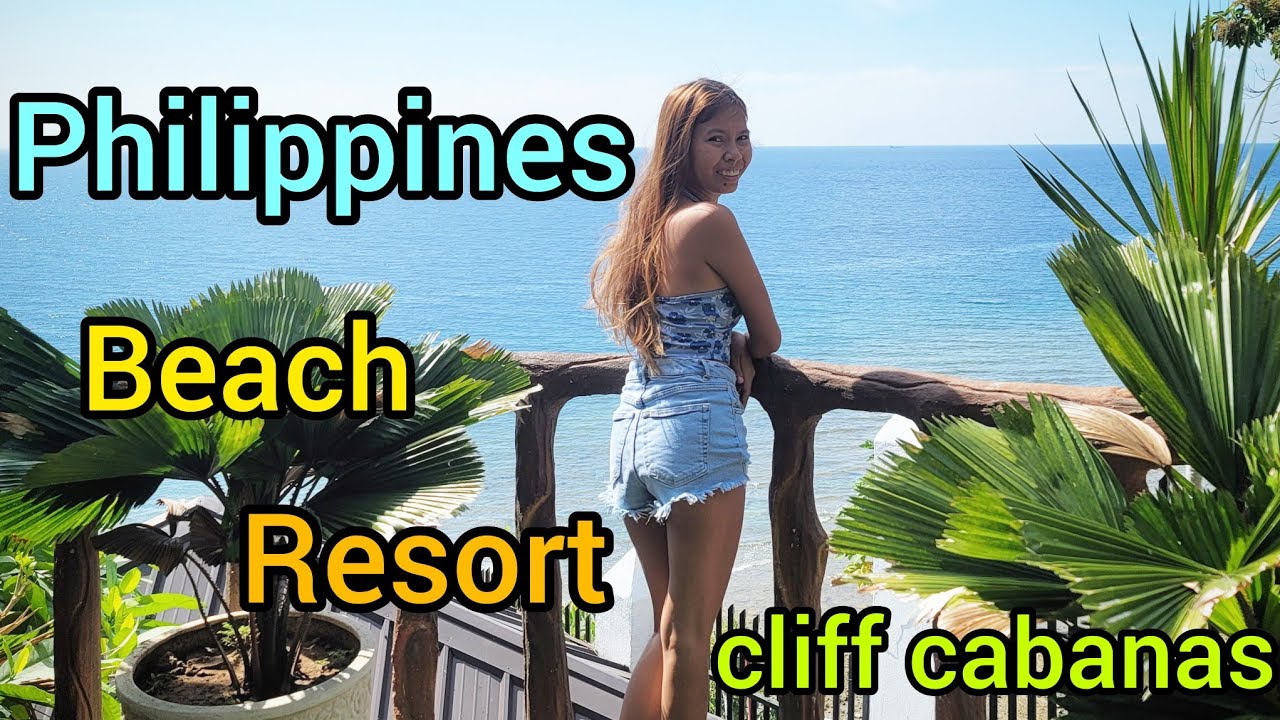 Philippines Beach Resort Cebu Island Cliff Cabanas - YouTube