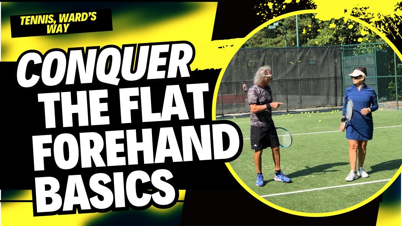 3.0 Woman Learns And Demonstrates A Better Flat Forehand - YouTube