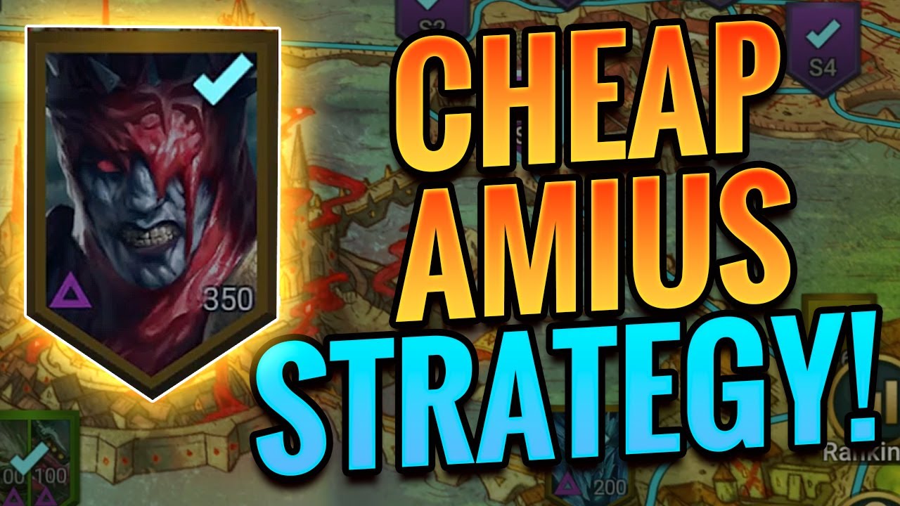SIMPLE AMIUS ROTATION 2 BOSS STRATEGY! Cursed City Guide | Raid: Shadow ...