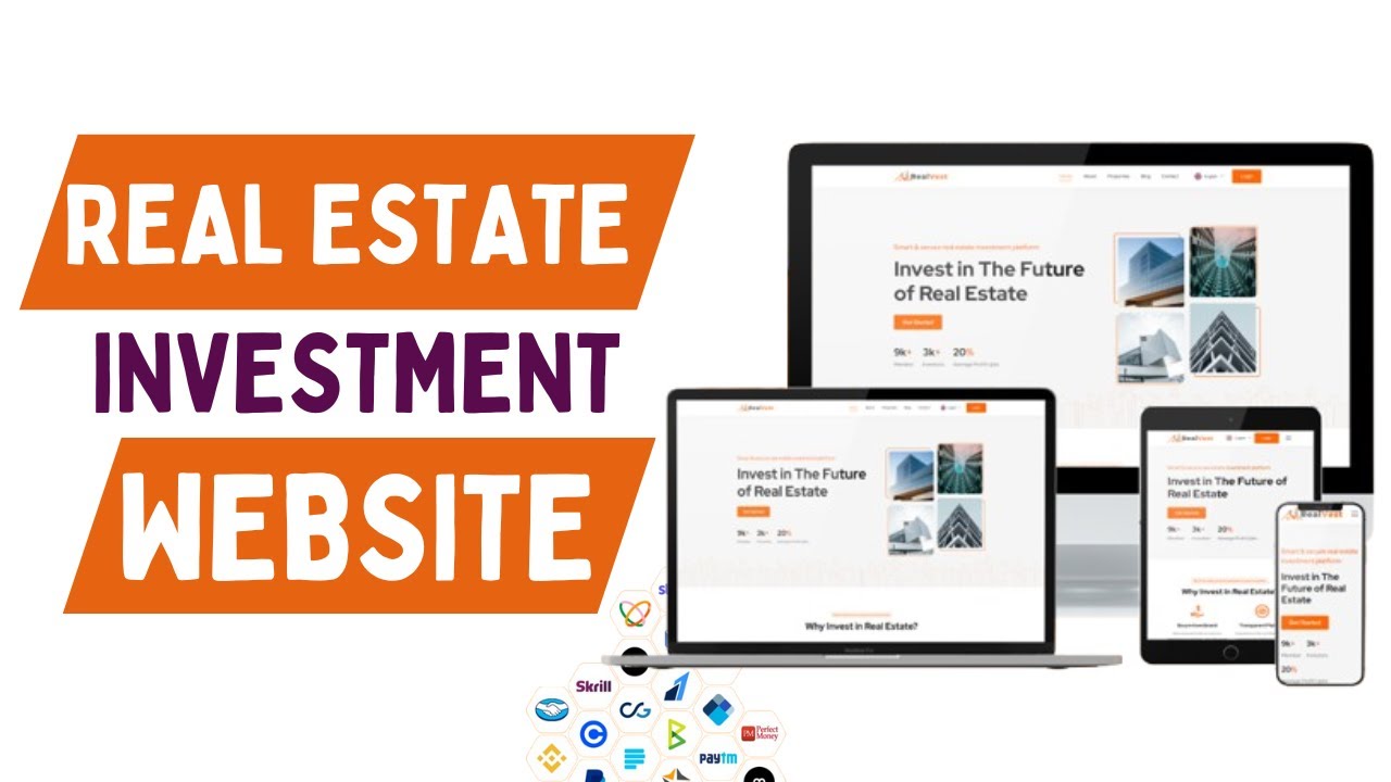 How to Build a Real Estate Investment Website | RealVest - Real Estate Investment Script - YouTube