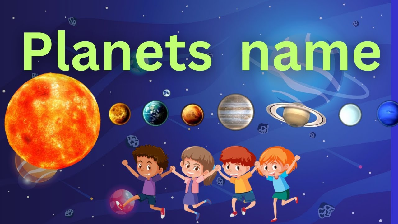 planets names in English for kids.../ 9 planets of solar system/planets ...
