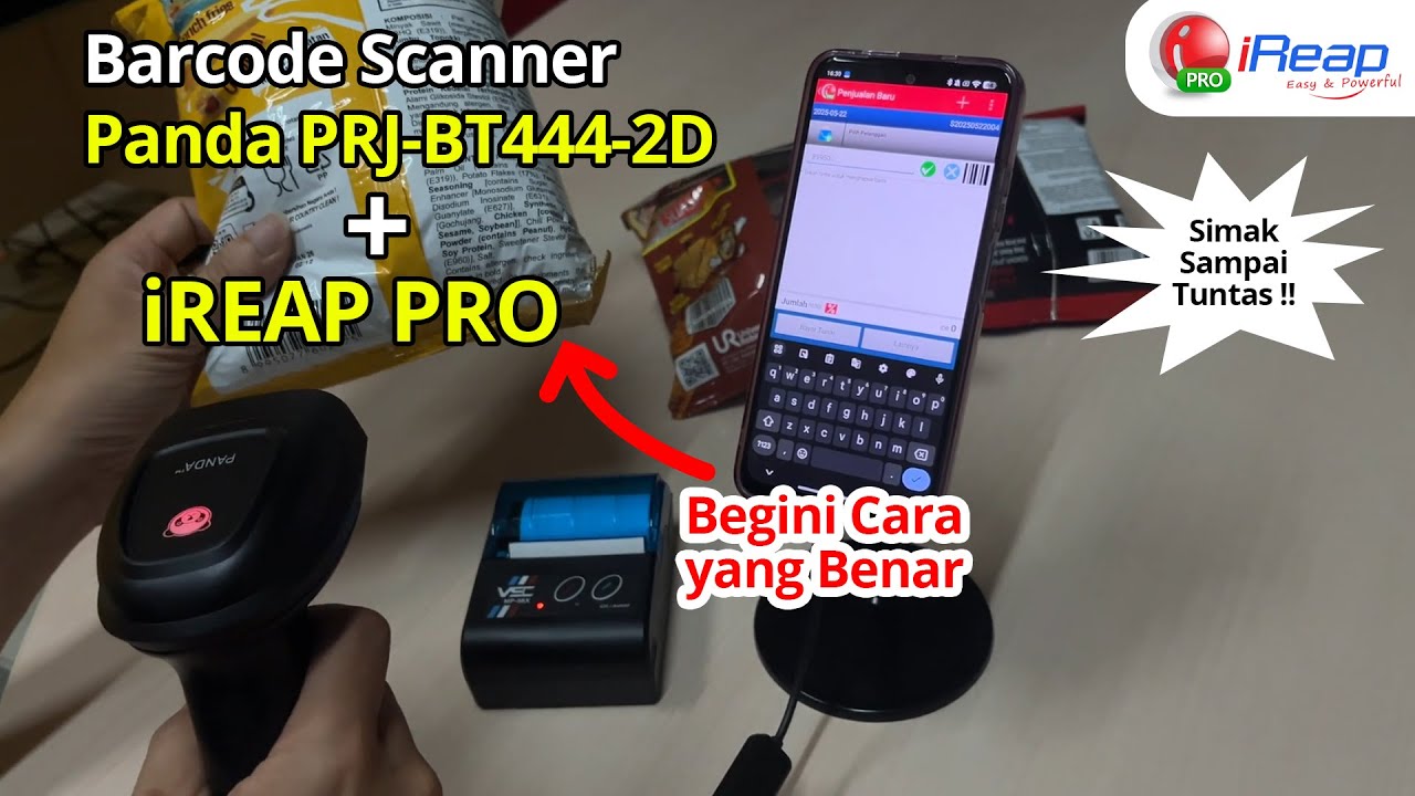 Transaksi Makin Cepat Dengan Barcode Scanner Panda PRJ-444-2d USB ...
