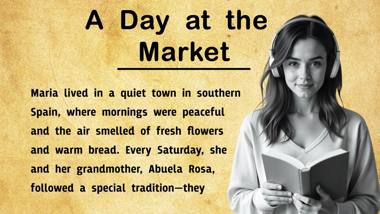 A Day at the Market || Learn English Through Story || Graded Reader ...