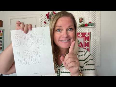How to Prepare Raw Edge Applique