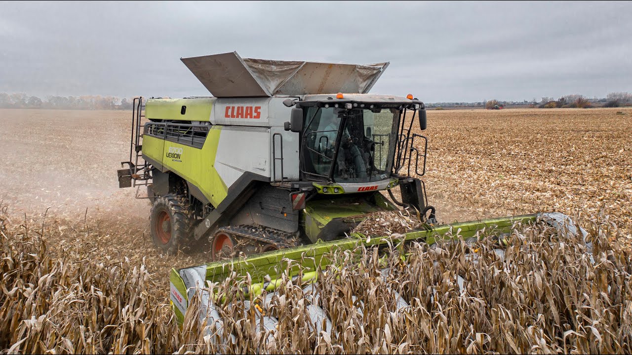 AgroSpol Michalovce | kukurica na zrno | CLAAS Lexion 8700TT | 4K ...
