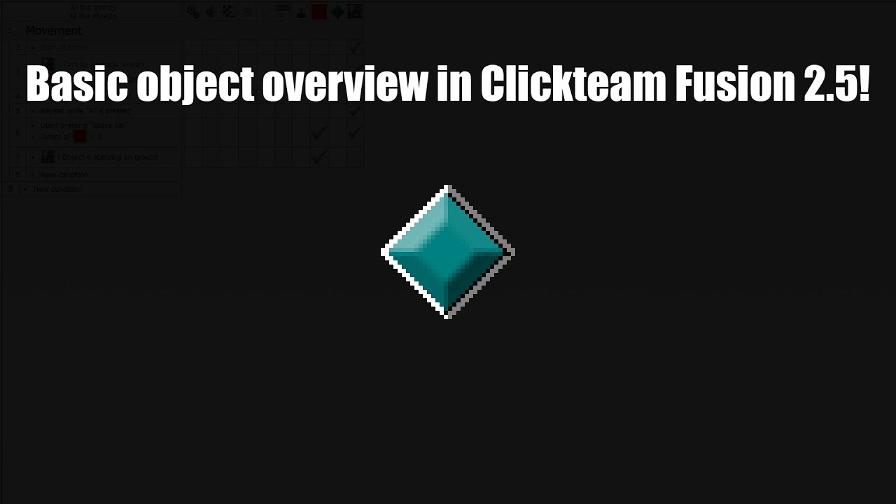 Overview of Objects in Clickteam Fusion 2.5! - YouTube