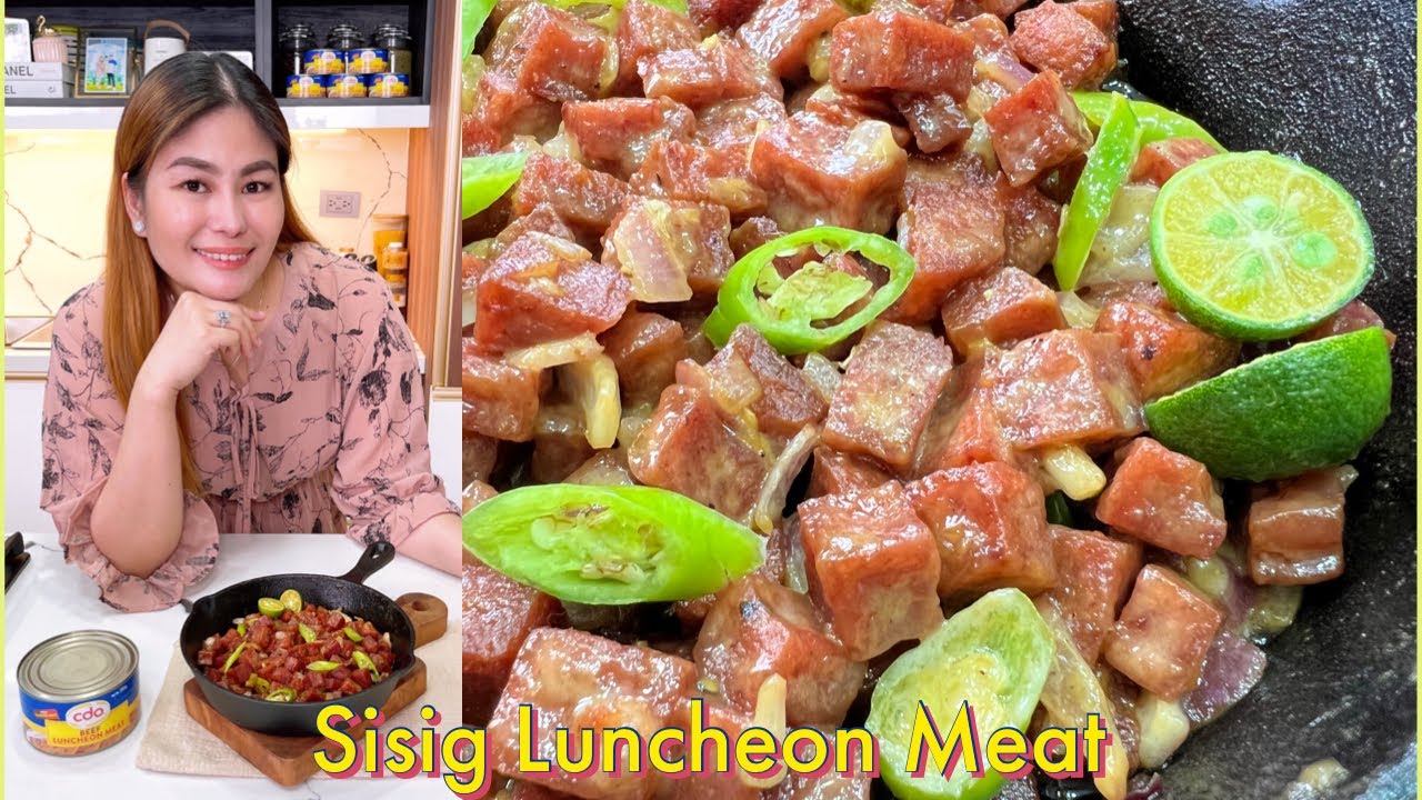 SISIG LUNCHEON MEAT | Easy Delata Recipe | Connh Cruz - YouTube