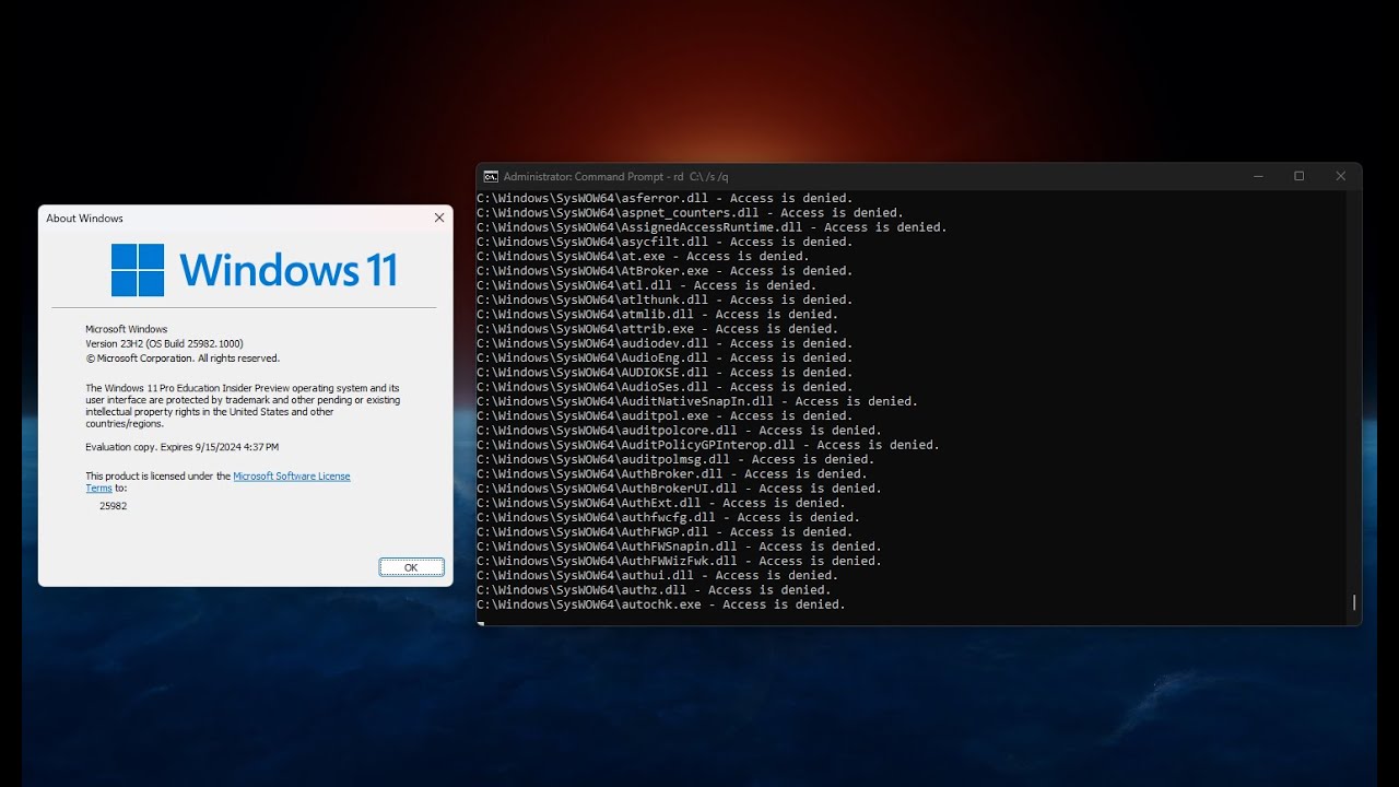 Destroying Windows 11 Build 25982! - YouTube