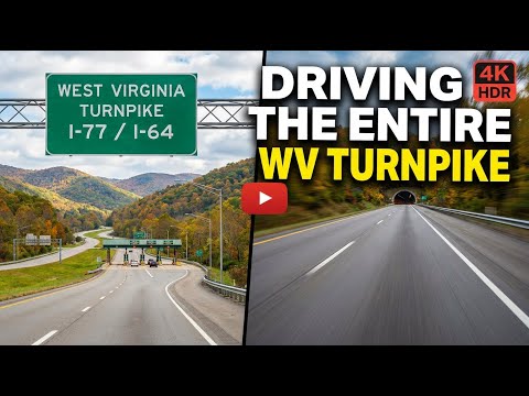 Driving on The Entire West Virginia Turnpike in 4K - YouTube
