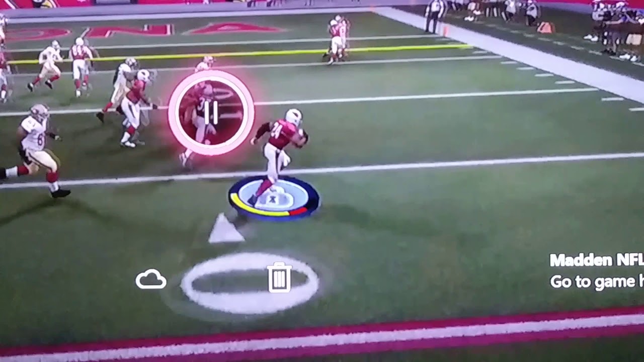 Madden my career: hb toss turn into 6 - YouTube