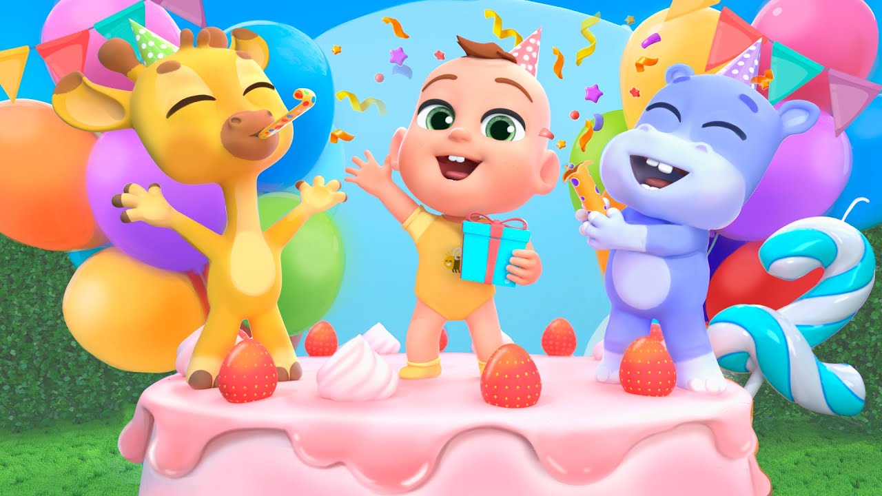 Happy Birthday Song 🎉 Newborn Baby Songs & Nursery Rhymes - YouTube