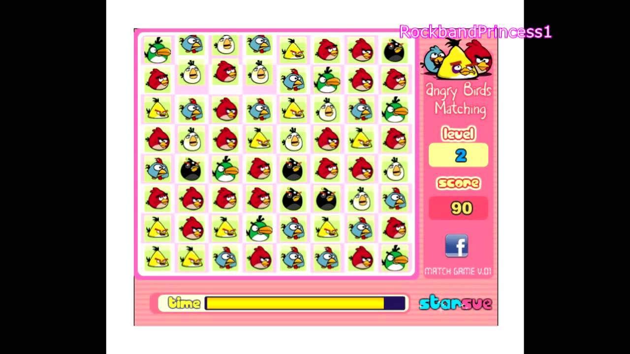 Angry Birds:Matching - Play Kids Games - Angry Bird - YouTube