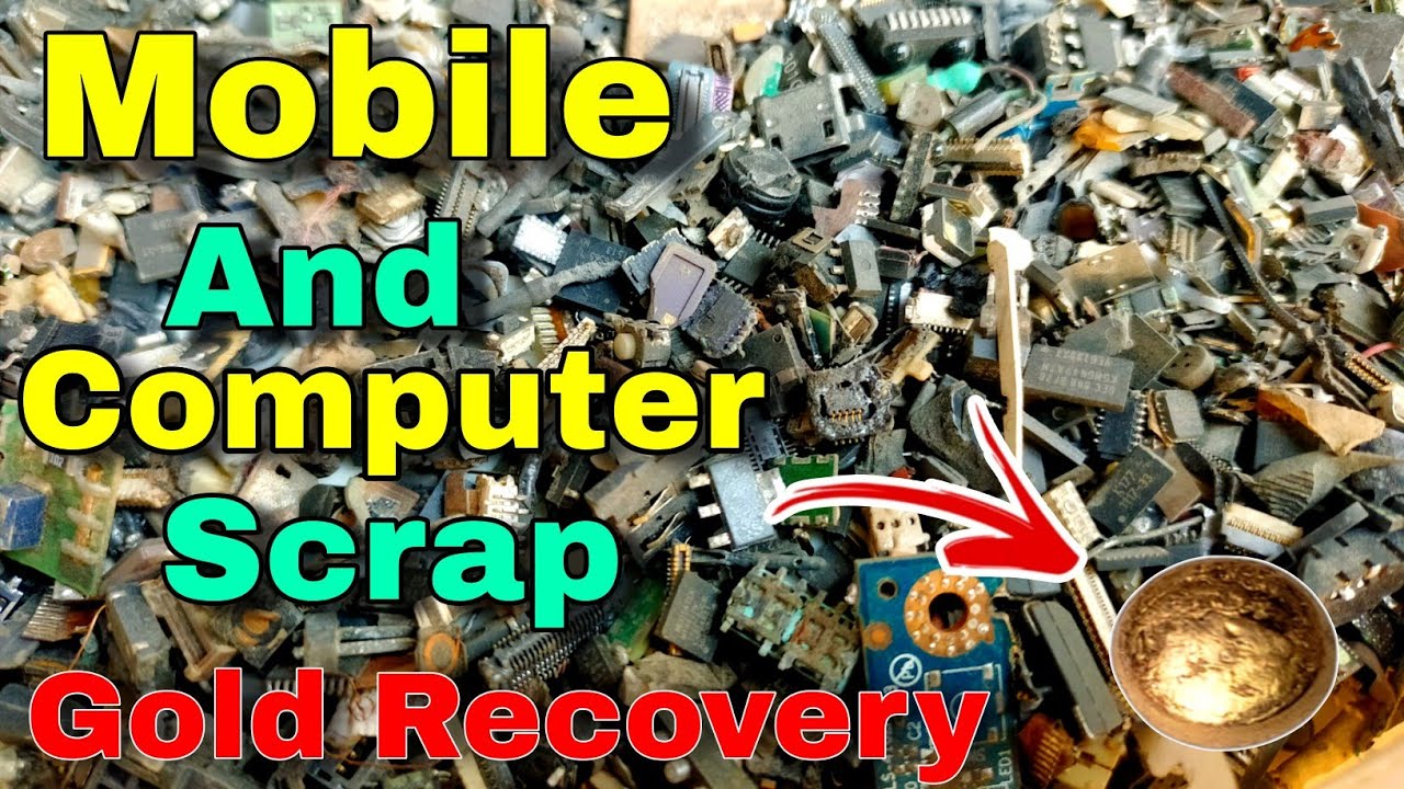 Mix Scrap Mobile and computer circuit Gold Recovery #business #gold ...