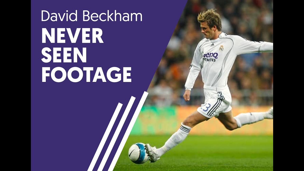 David Beckham - Real Madrid highlight reel - YouTube